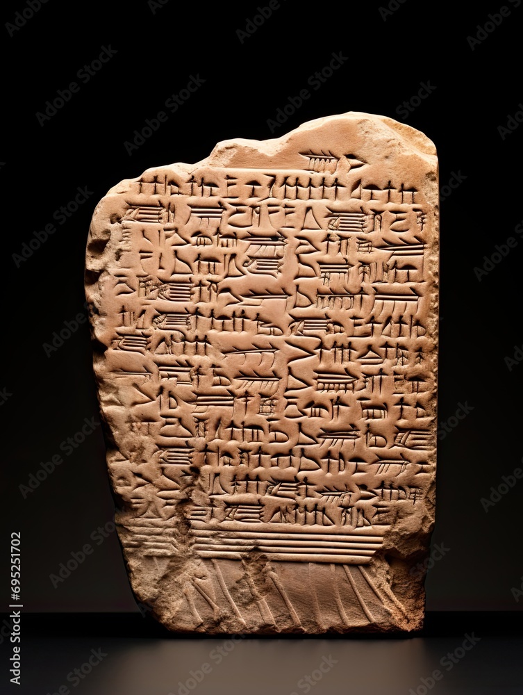 Cuneiform Script Wall Art: Ancient Mesopotamian-inspiRed Masterpiece ...