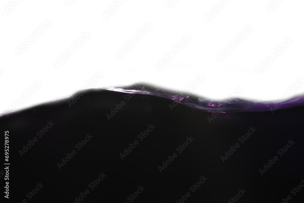 Black water or Coca Cola curved waves splashing, refreshing appearance ...