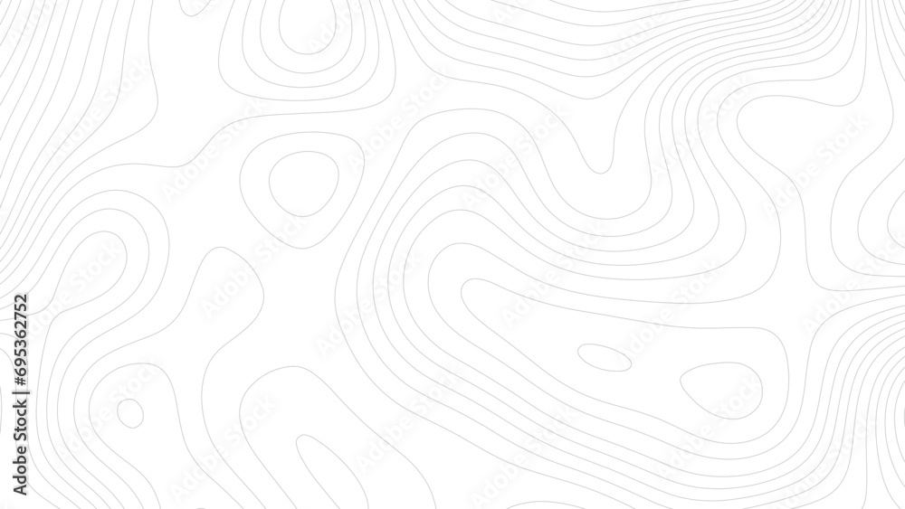 Topographic map background. Panorama view gradient multicolor wave ...