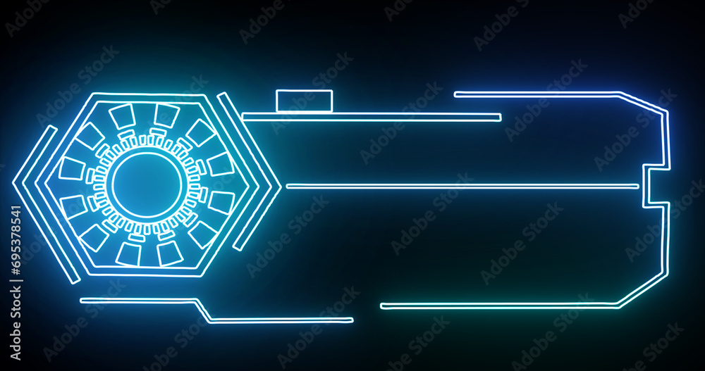 High-resolution futuristic hud lower third. Sci-fi design of hud lower ...