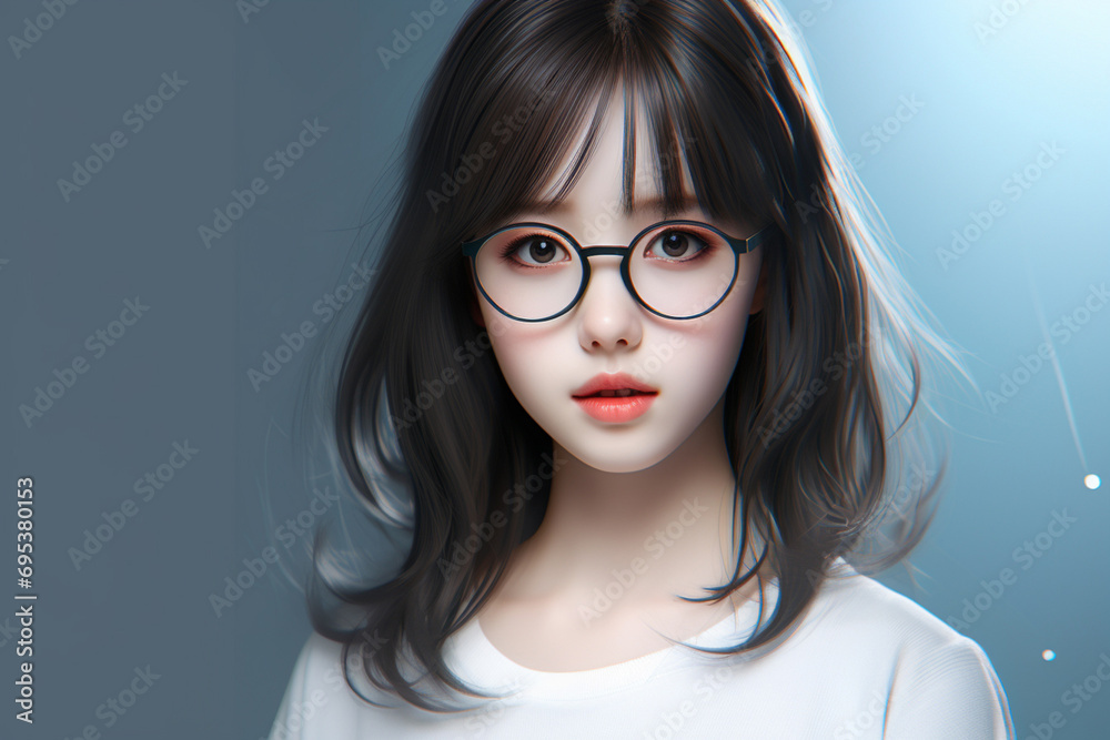 3D realistic animated girl images, crafted with precision and realism ...