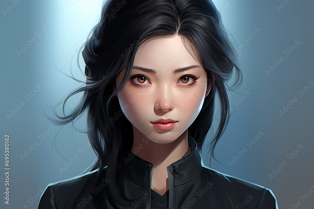 3D realistic animated girl images, crafted with precision and realism ...