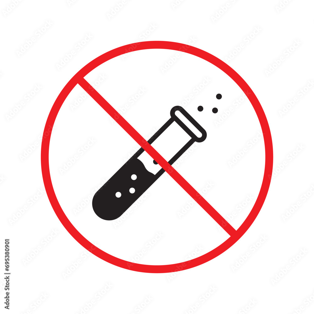 Forbidden Prohibited Warning, caution, attention, restriction label ...