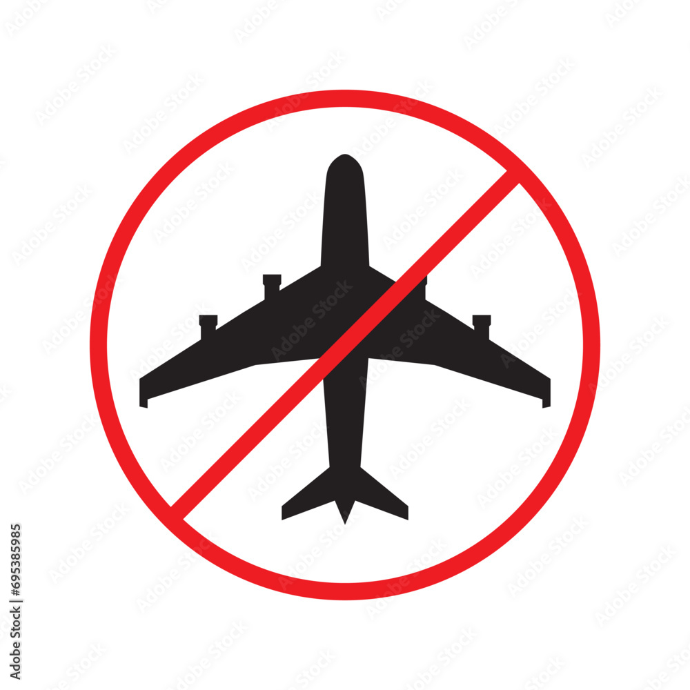 Forbidden Prohibited Warning, caution, attention, restriction label ...