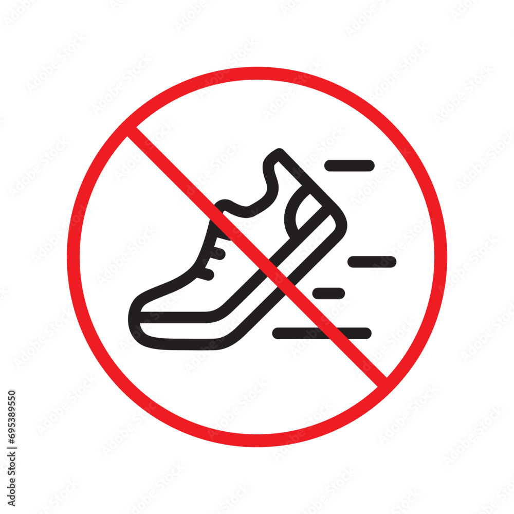 Forbidden Prohibited Warning, caution, attention, restriction label ...