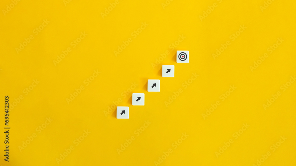 Business Plan, Strategy and Success Concept Image. Goal Achievement ...