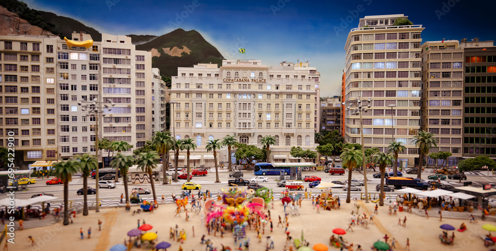 Miniatur Wunderland Hamburg in Germany, copacabana beach in Brazil ...