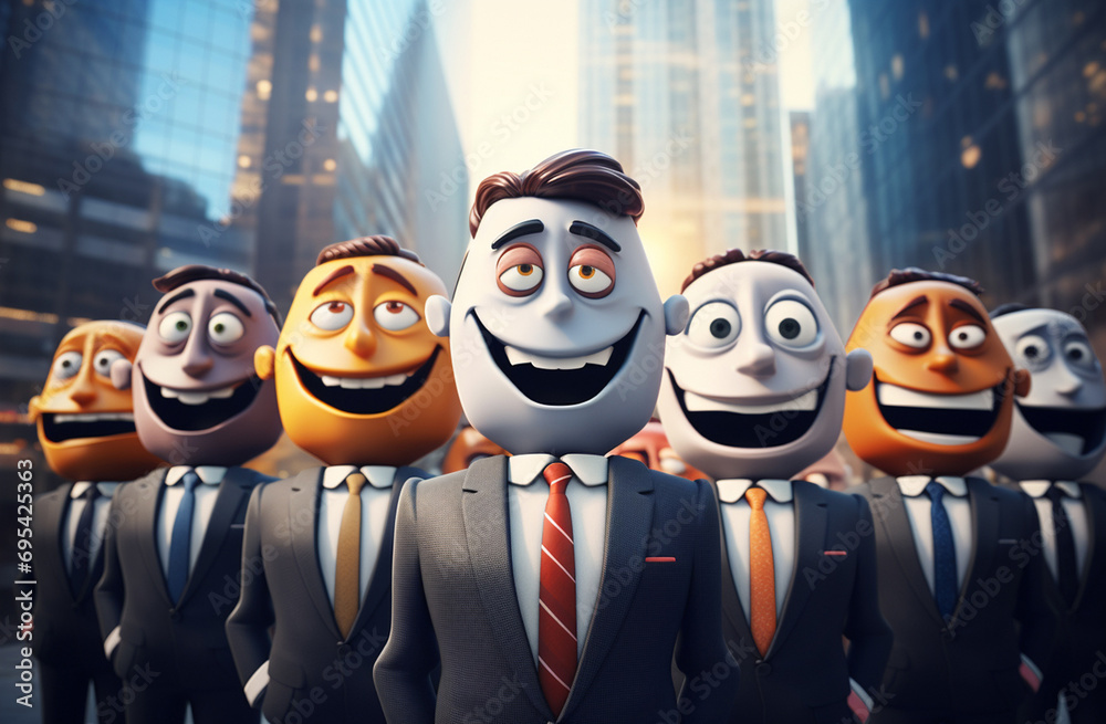 Unveil the deceptive smile of a cunning scammer, portrayed in a three ...