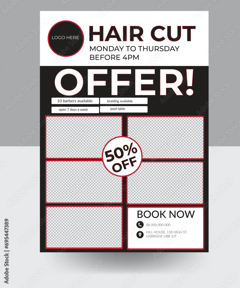 a5, ads, advertisement, black business flyer design, business catalog ...