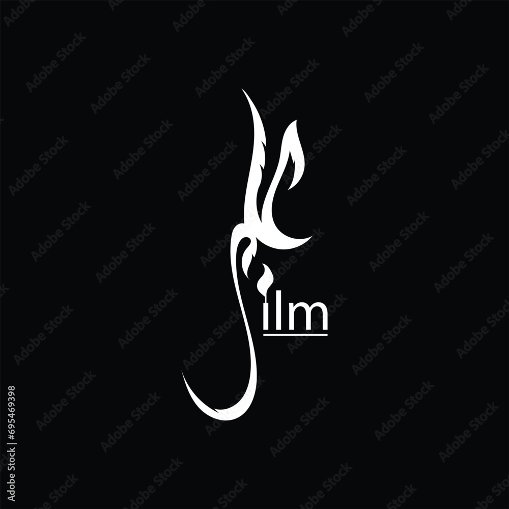 Vetor de ilm Arabic Calligraphy Design do Stock | Adobe Stock
