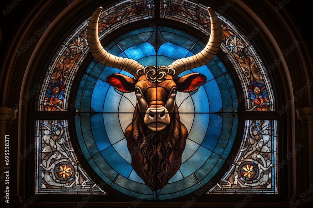 Taurus zodiac sign, bull astrological design, astrology horoscope ...