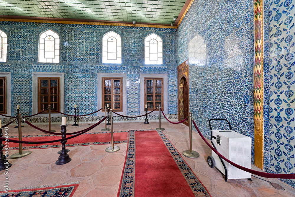 Istanbul, Turkey. December 17 2023. New Mosque Hunkar Kasri. European ...