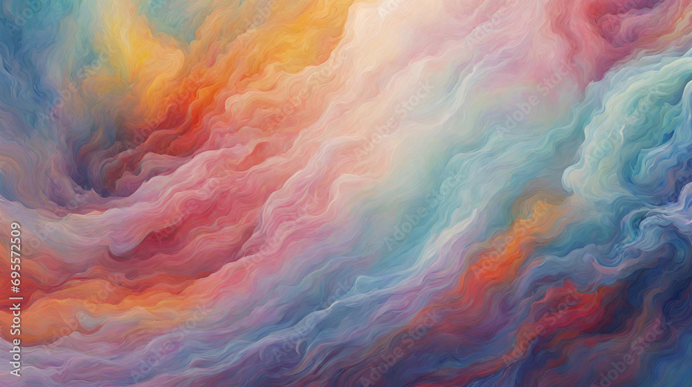 Saturated color bioluminescent abstract professional background with ...