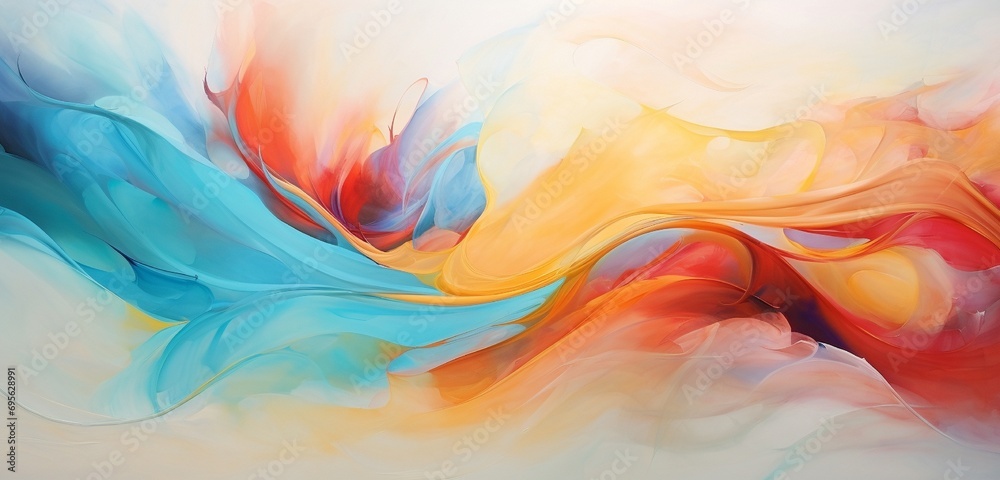 Conceptual abstraction of emotions and thoughts captured in a whirlwind ...