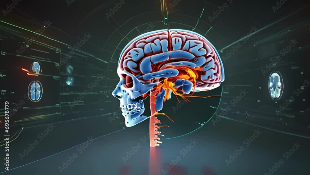 Vidéo Stock An animated visualization of computed tomography CT ...