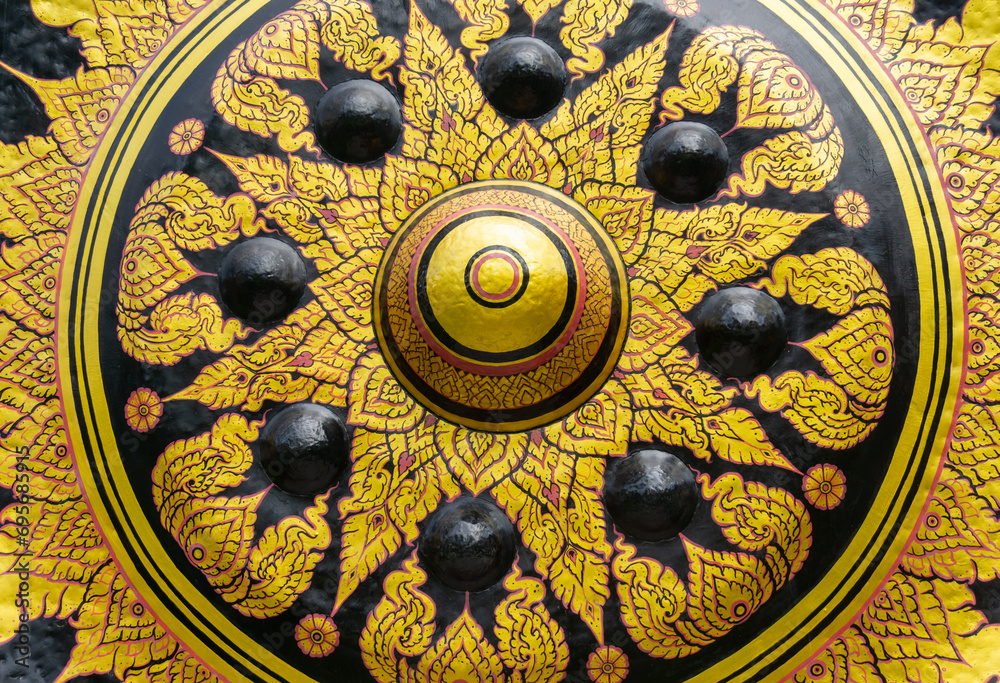 goldend Gong a instrument of thai style Stock Photo | Adobe Stock
