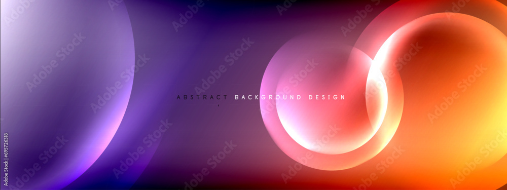 Color gradient shadows and light effects background. Lens flares and ...