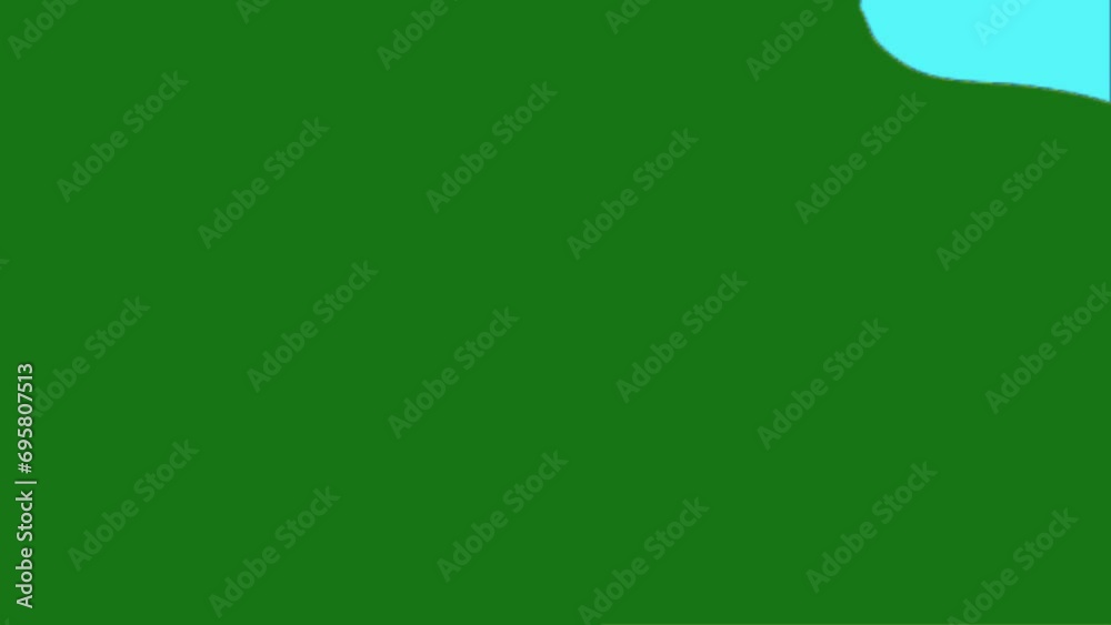 Vidéo Stock Paint splash animation with green screen background ...