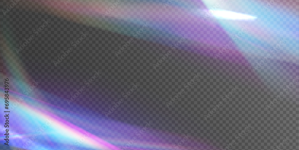 Light effect of rainbow retro film for use over photos as an overlay or ...