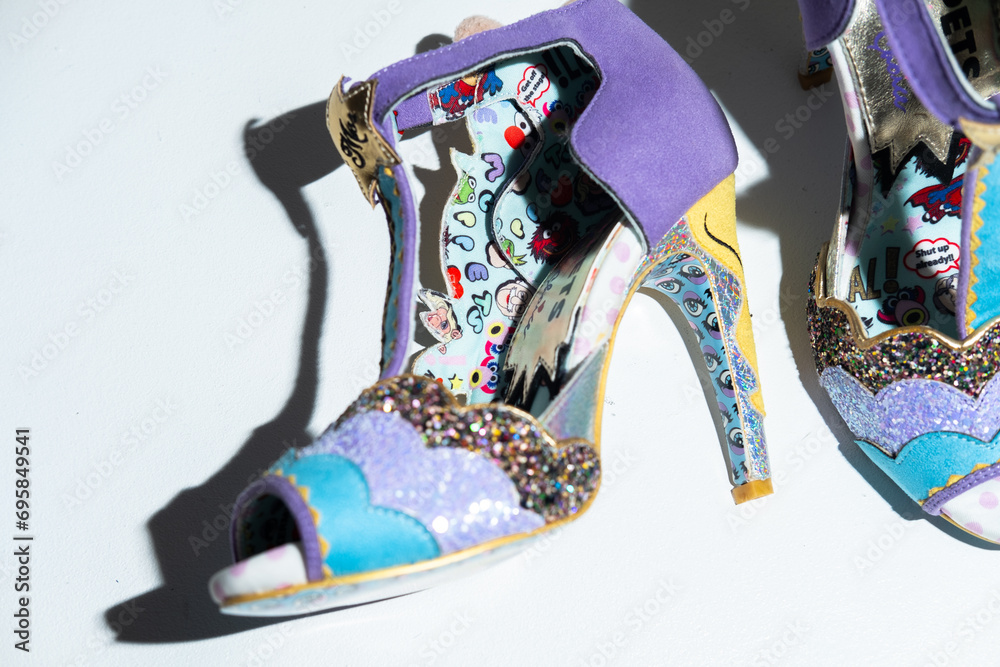 kent, uk 01.01.2023 Rare Irregular Choice Muppets Miss Piggy Diva Shoes ...