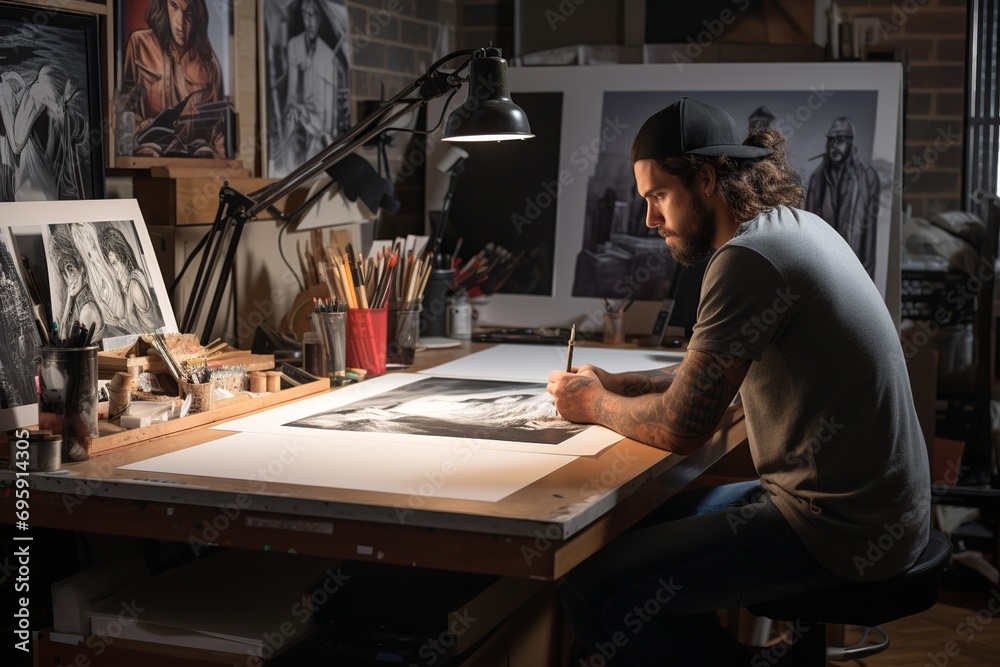 This captivating photo showcases the professional collaboration between ...