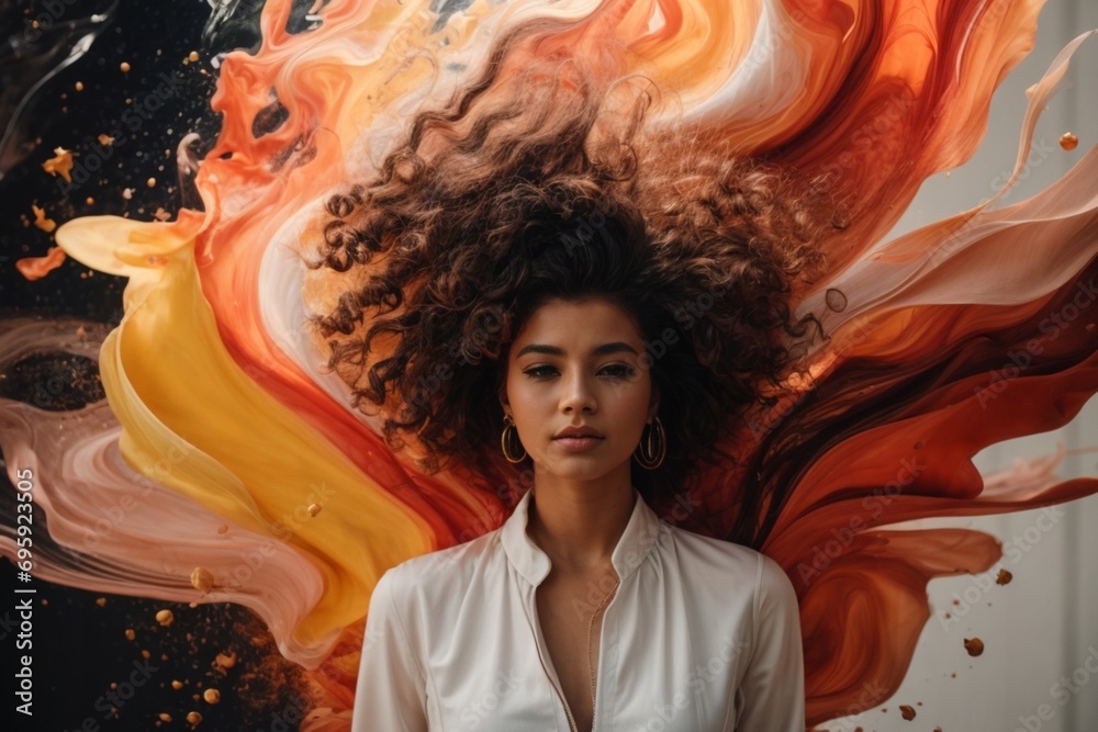 Discover the fusion of contemporary portraiture and abstract art in ...