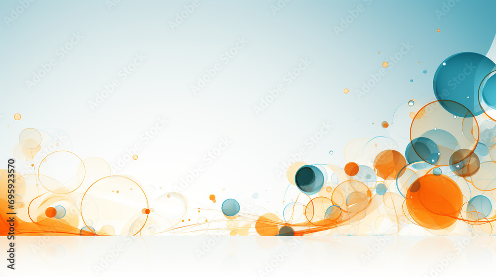 Illustration of an abstract background presentation with a blend of ...