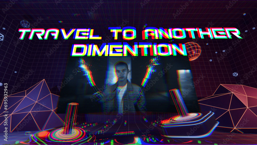 VR Metaverse Title Intro Stock Template | Adobe Stock