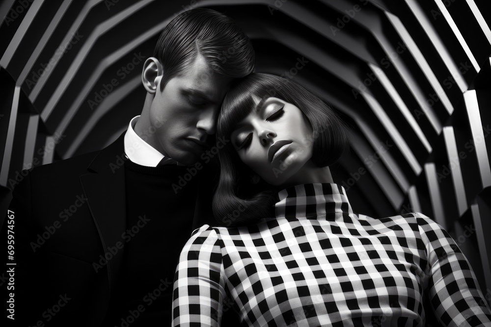 Iconic 60s Fashion Moments Stock Photo | Adobe Stock