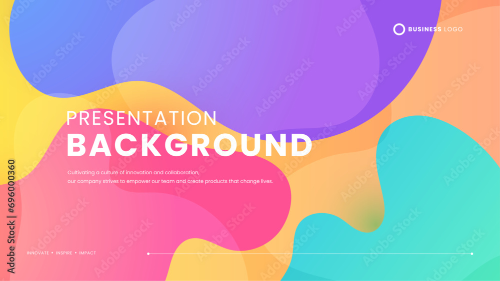 Colorful colourful vector abstract creative background in minimal and ...
