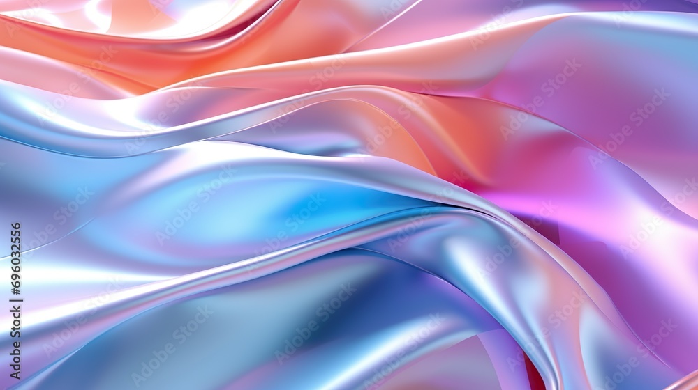Fondo de formas orgánicas de vidrios con reflejos coloridos ...