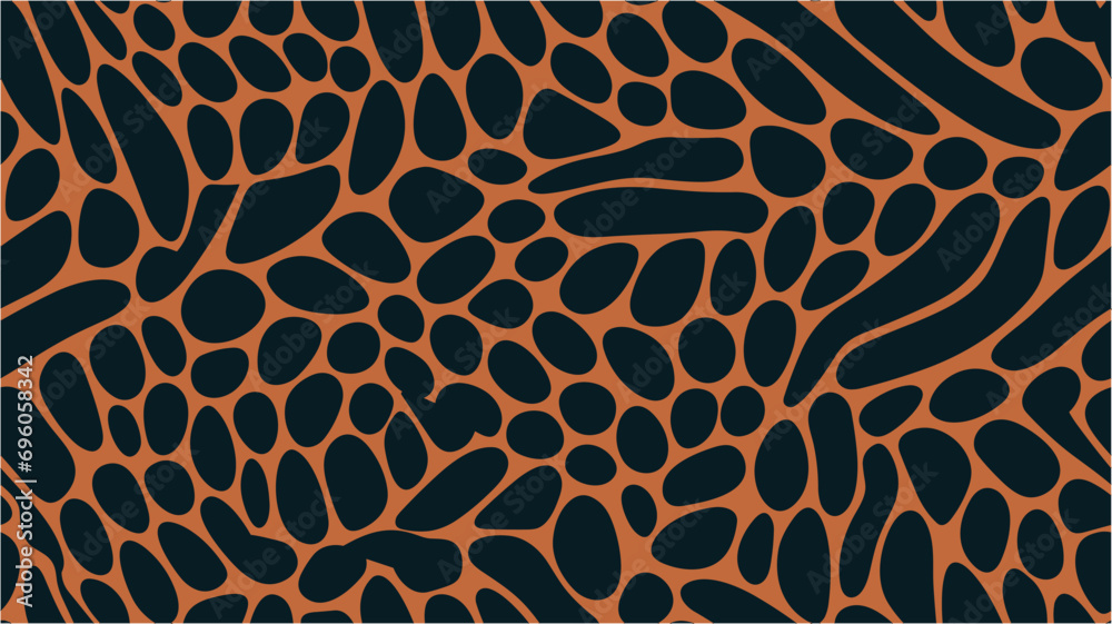 Seamless pattern with random simple shapes. Abstract modern endless ...