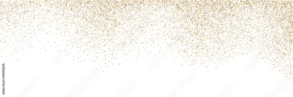 Gold dust glitter overlay background. Sparkling golden falling confetti ...