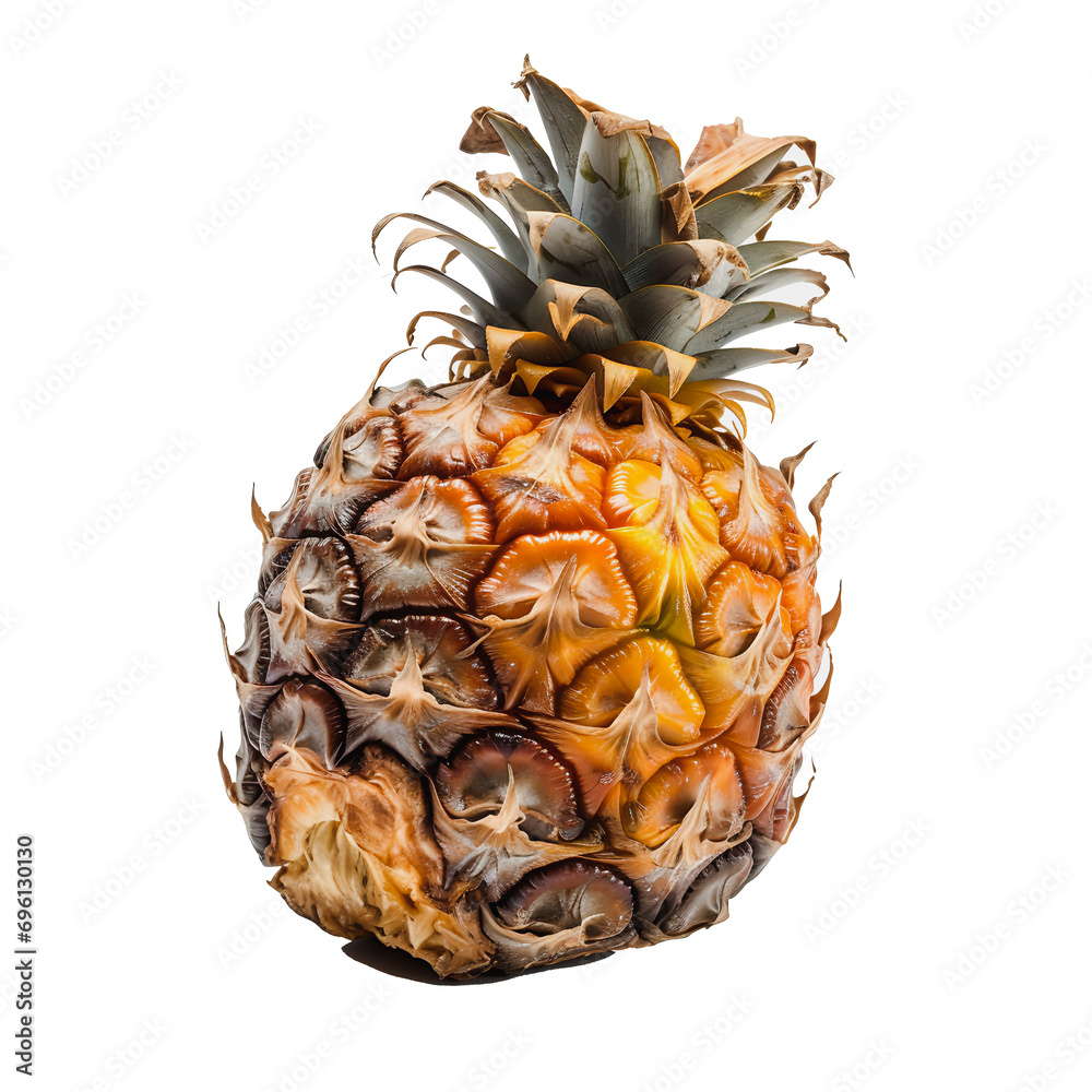 Decayed Rotten Pineapple Symbol of Food Waste Unhealthy Eating Habits, Generative Ai Stock Photo ...