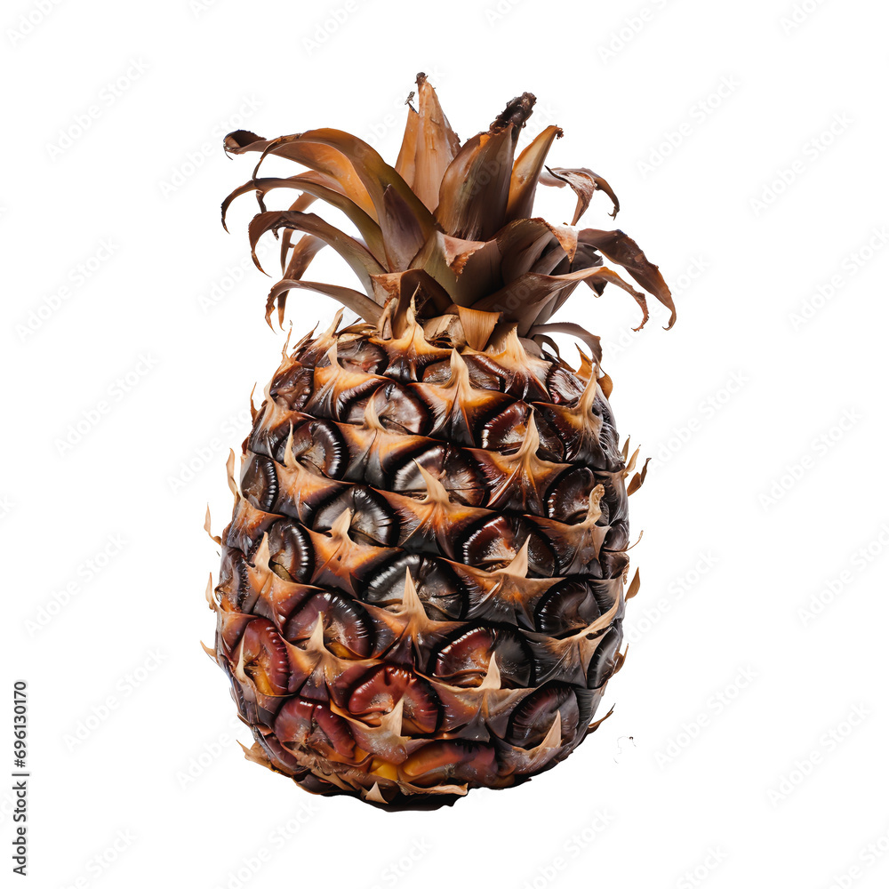 Decayed Rotten Pineapple Symbol of Food Waste Unhealthy Eating Habits ...