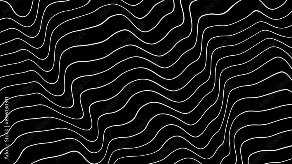Abstract curved wavy lines background. Apply with masks for texture ...