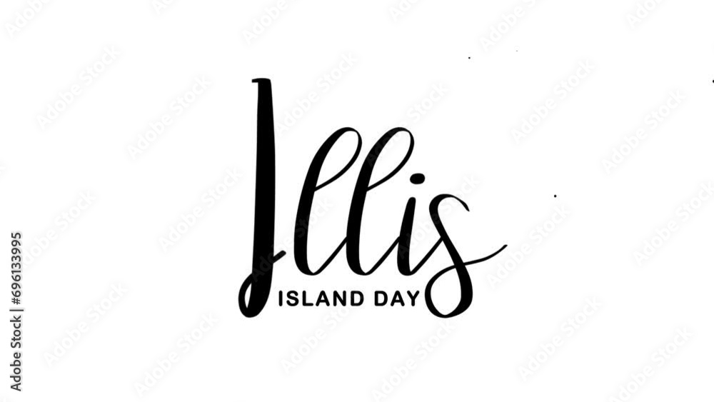 Ellis Island Day Text Animation. Great for Ellis Island Day ...
