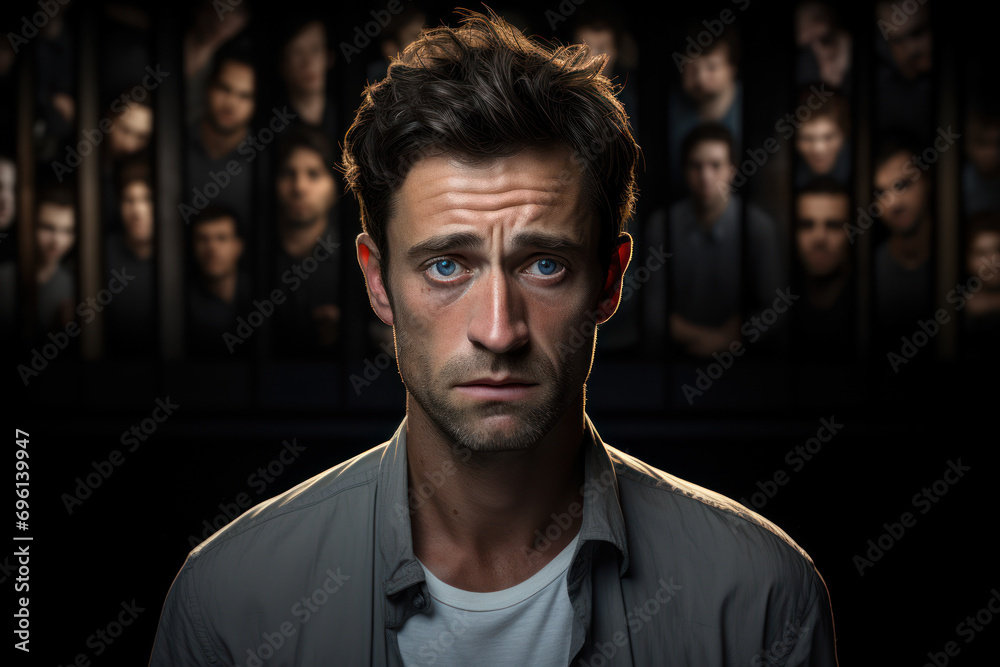 A character in a movie portraying a range of emotions, creating a ...