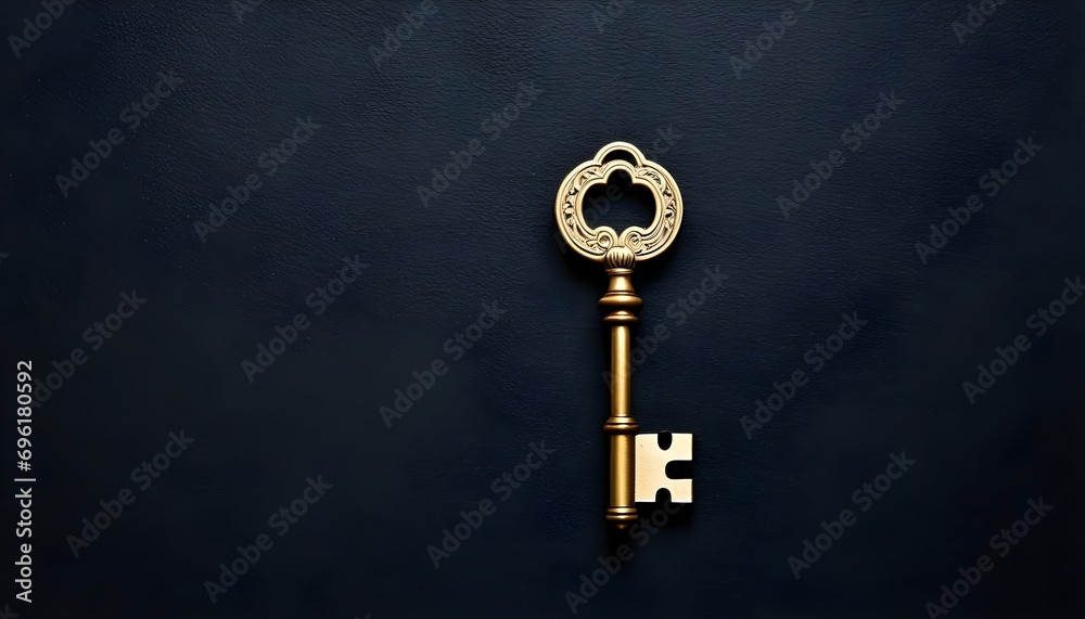 The image of a gold key is often associated with wealth, power, and ...