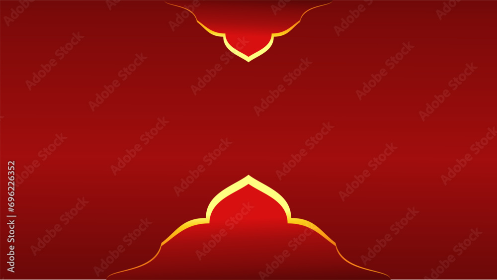 Red luxury gradient color background. red luxury background with golden ...