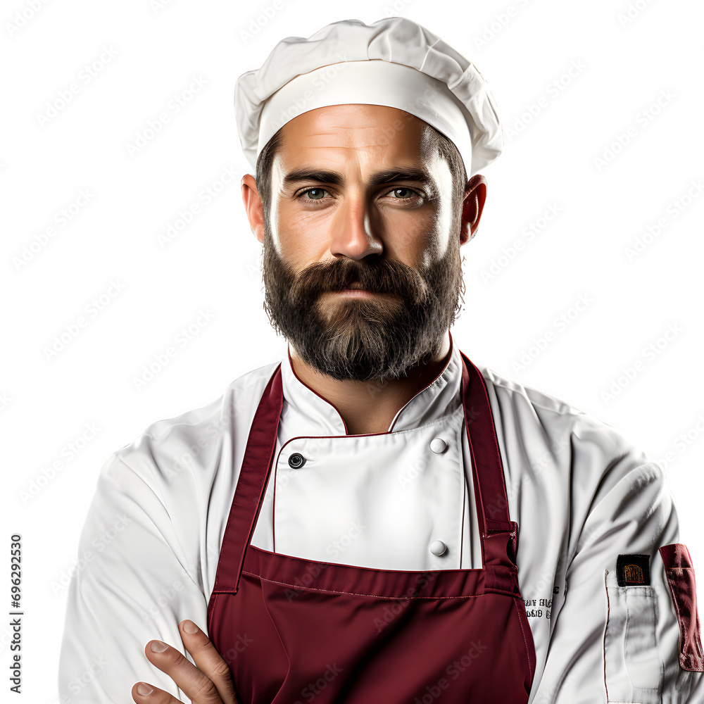 Male chef isolated on transparent background Generative AI Stock Photo ...