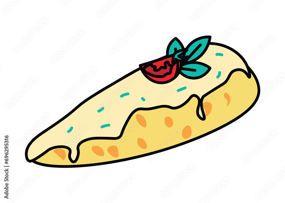 Mexican product of food colorful set. The design beautifully showcases ...