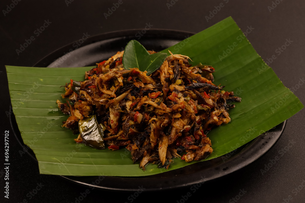 Cakalang Fufu Rabe Rica is Minahasan Traditional Food Made From ...