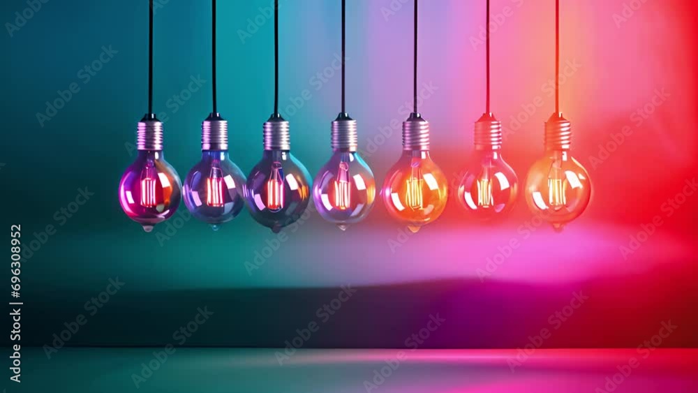 Learning create new ideas. Slowly moving interconnected polygons ...