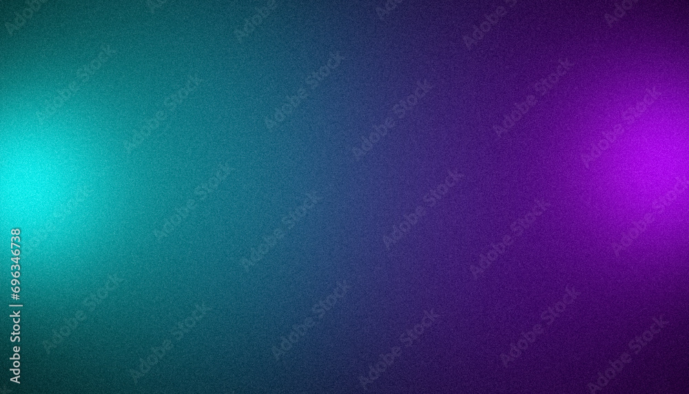 Glowing magenta blue gradient background grainy noise texture effect ...