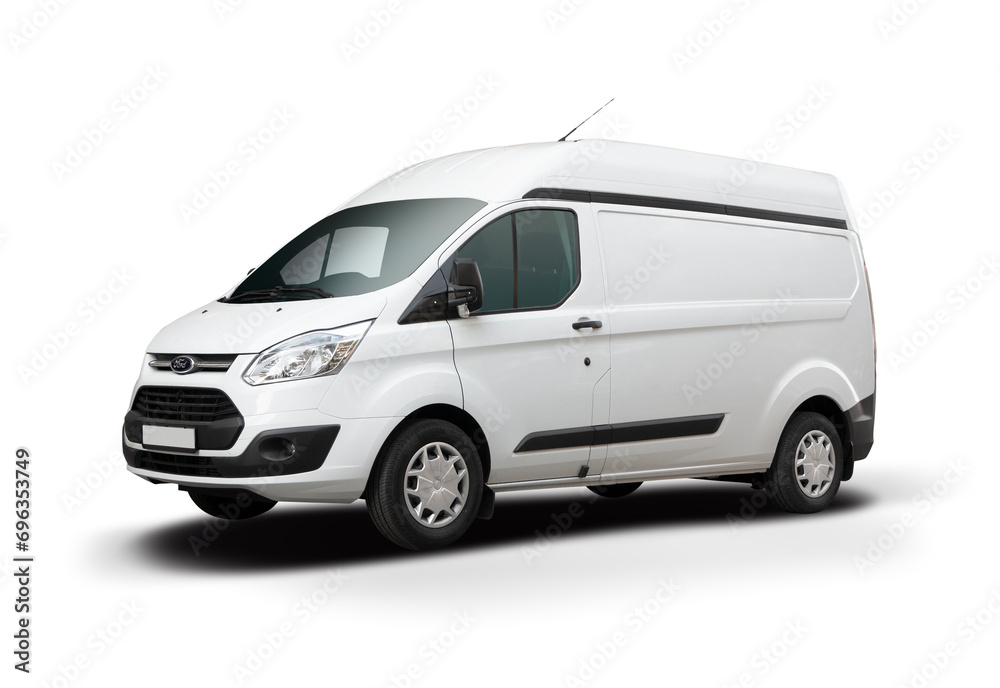 Ford Transit Van isolated on white background Stock Photo | Adobe Stock