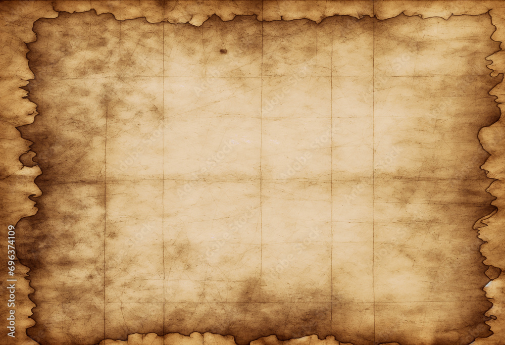 old paper texture background backdrop with a vintage look and charred ...