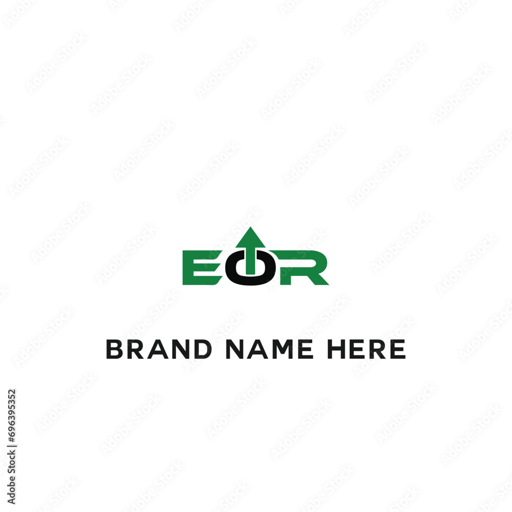 EOR logo. E O R design. White EOR letter. EOR, E O R letter logo design ...