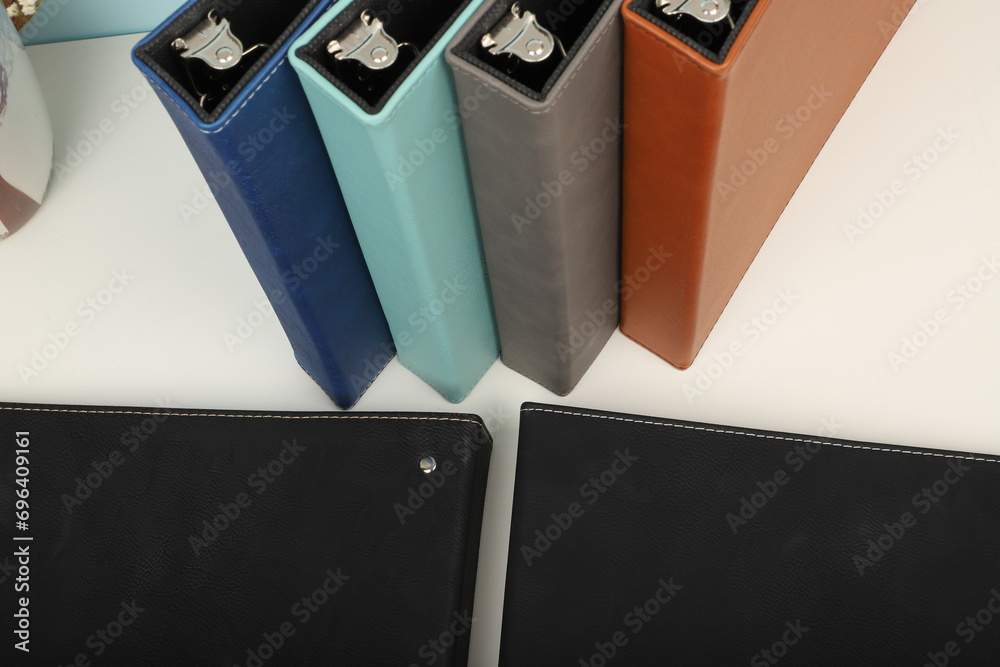 Personalized binding, leather folder cover, leather binding, binder ...