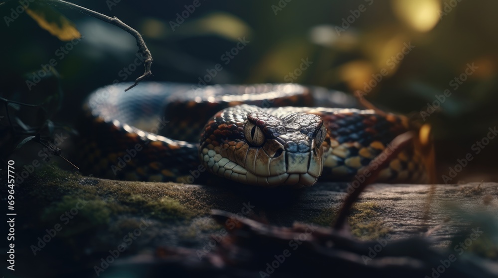 Serpent Strikers: Investigating the Strike Mechanics of Venomous Snakes ภาพถ่ายสต็อก | Adobe Stock